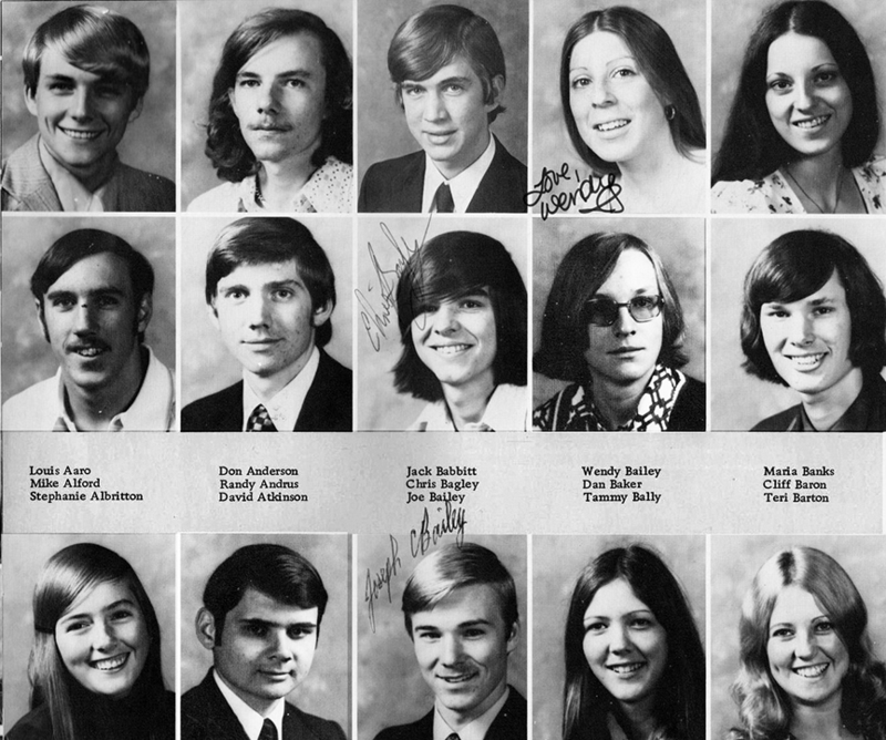 1975 Senior Class 1975 Senior Class